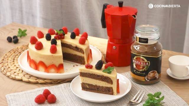 Tarta capuchino: el postre más espectacular con café Marcilla | Marcilla